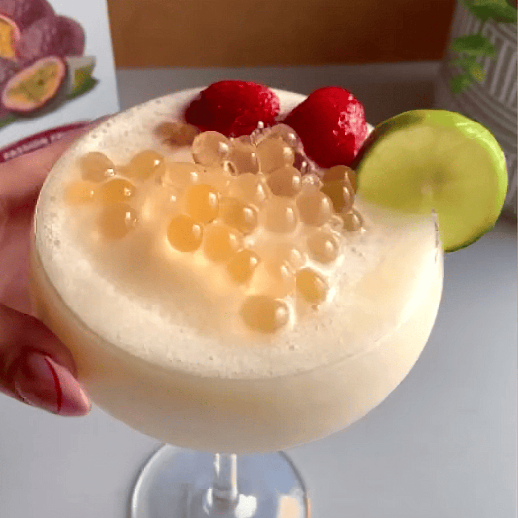 Mango Passion Fruit Popping Boba Pearls (10 Pouches) – Exotic Tropical ...
