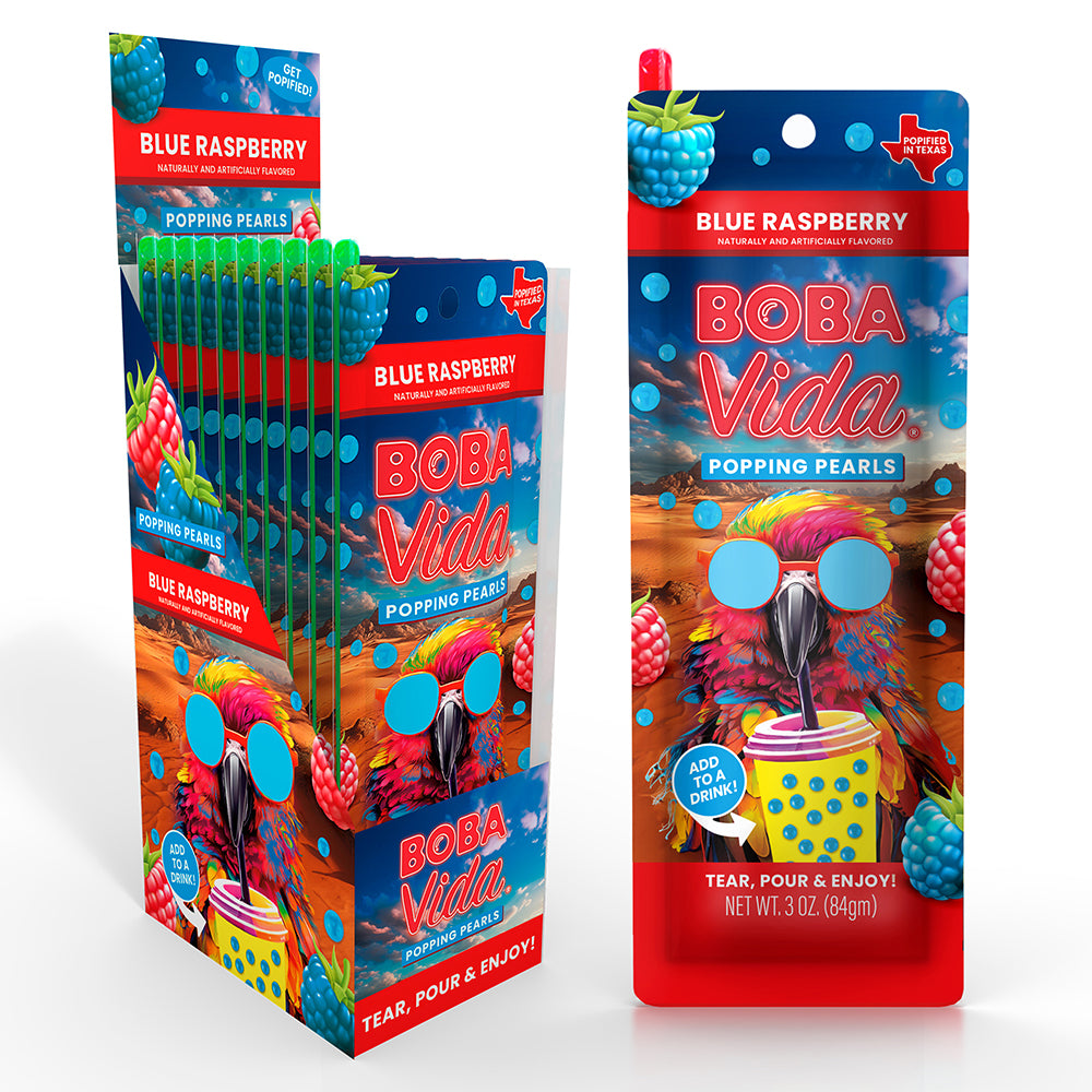 Buy Blue Raspberry Popping Boba | Boba Vida