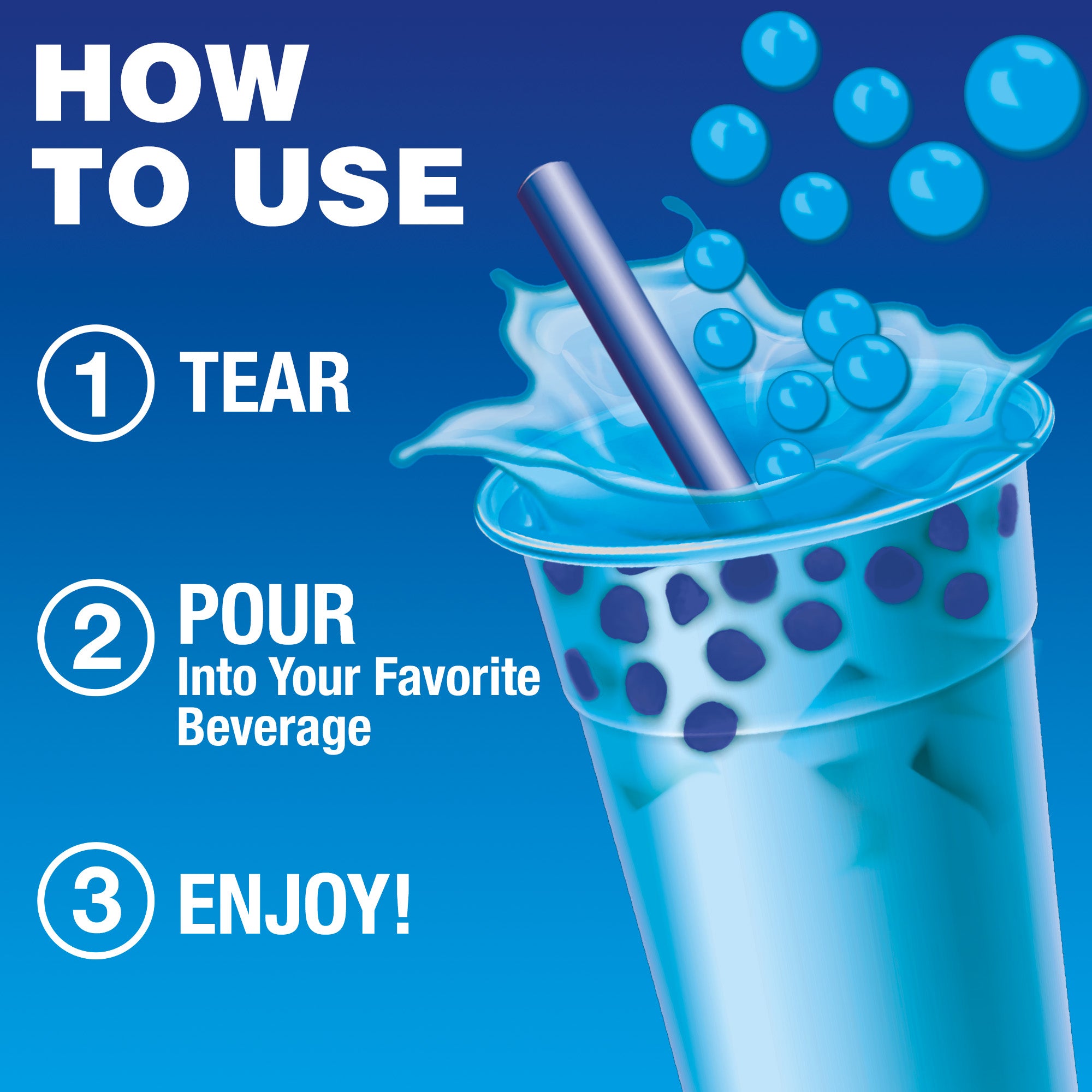 Blue Raspberry Popping Boba (10 pouches) – BobaVida