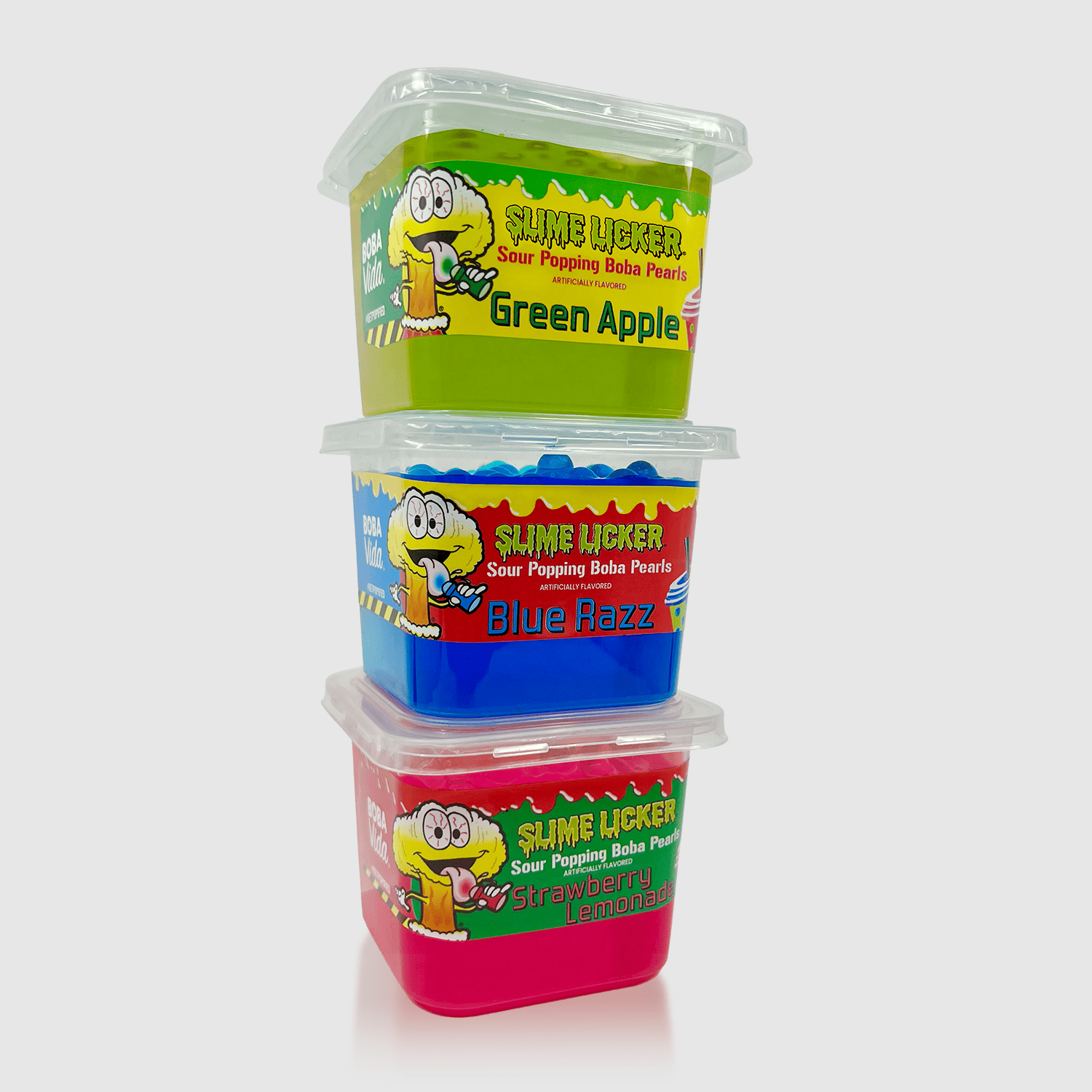 Buy Sour Slime Licker Popping Boba Pearls Candy Flavors - BobaVida